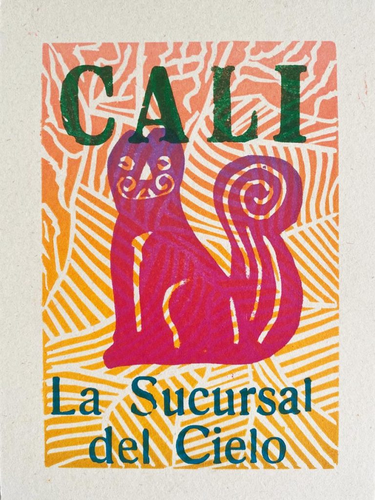 POSTAL CALI LA SUCURSAL DEL CIELO CON FONDO – La Linterna Cali